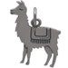 Silver Llama Charm, Silver Alpaca Charm, Llama Pendant, Silver Animal ...