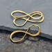 Sterling Silver Infinity Link Infinity Charm Silver - Etsy