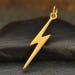 Sterling Silver Tiny Lightning Bolt, Lightning Charm, Lightning Bolt ...