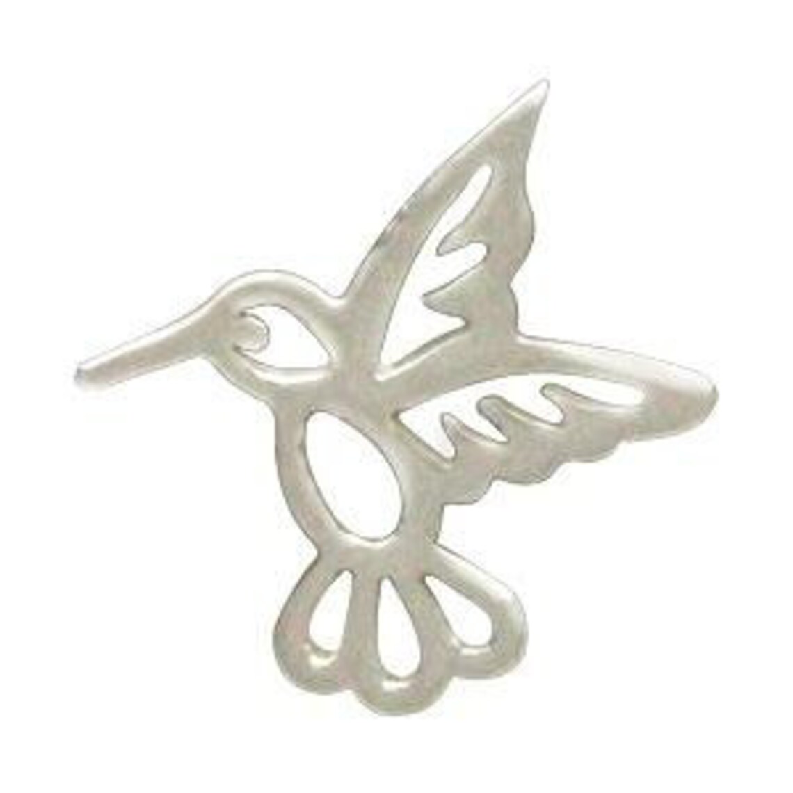 Sterling Silver Tiny Hummingbird Solderable Charm Bird - Etsy