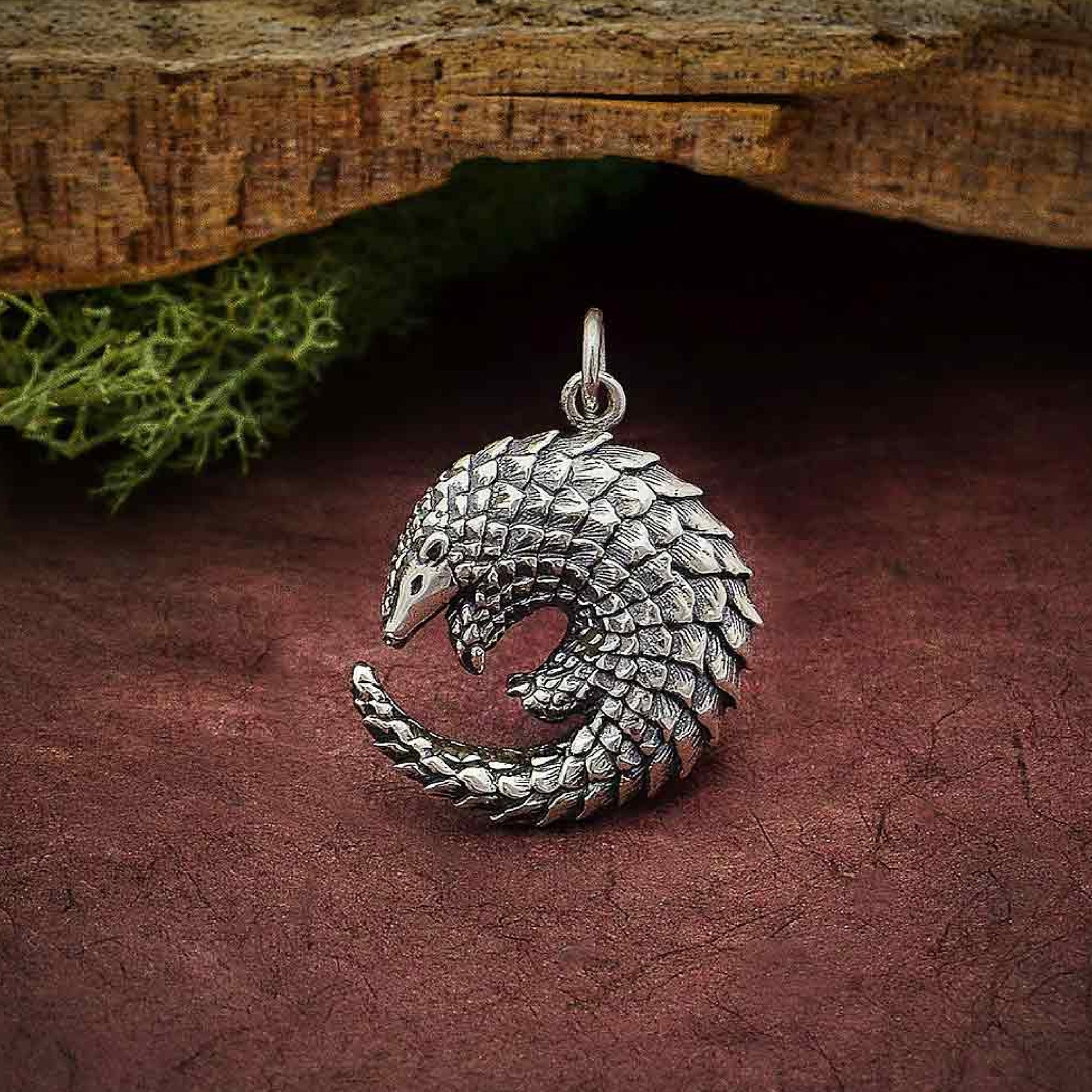 Sterling Silver Pangolin Charm Endangered Species Mammal - Etsy