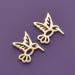 Sterling Silver Tiny Hummingbird Solderable Charm, Bird Embellishment ...