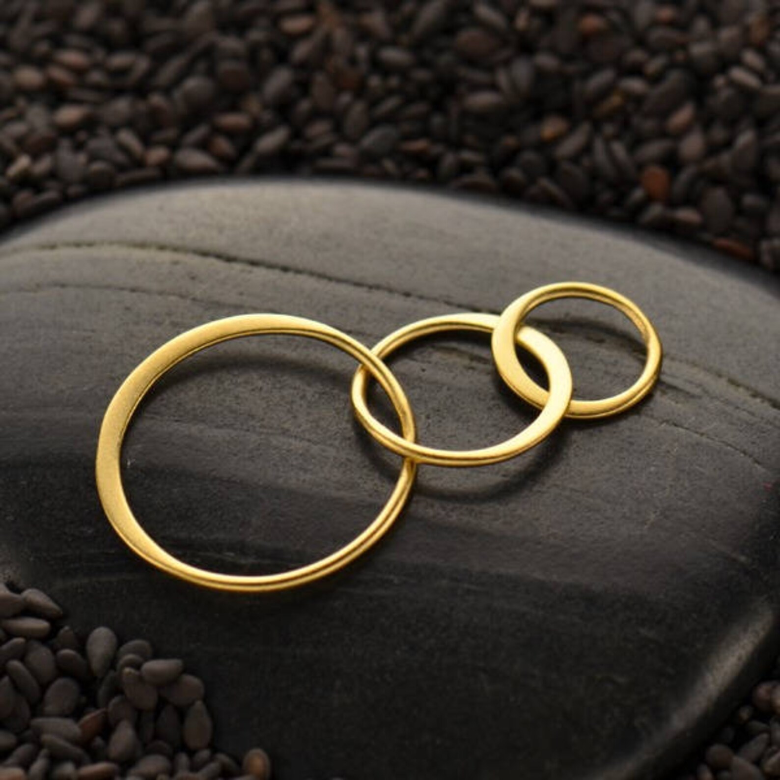 Three Circles of Life Chain Link Jewelry Circle Links - Etsy