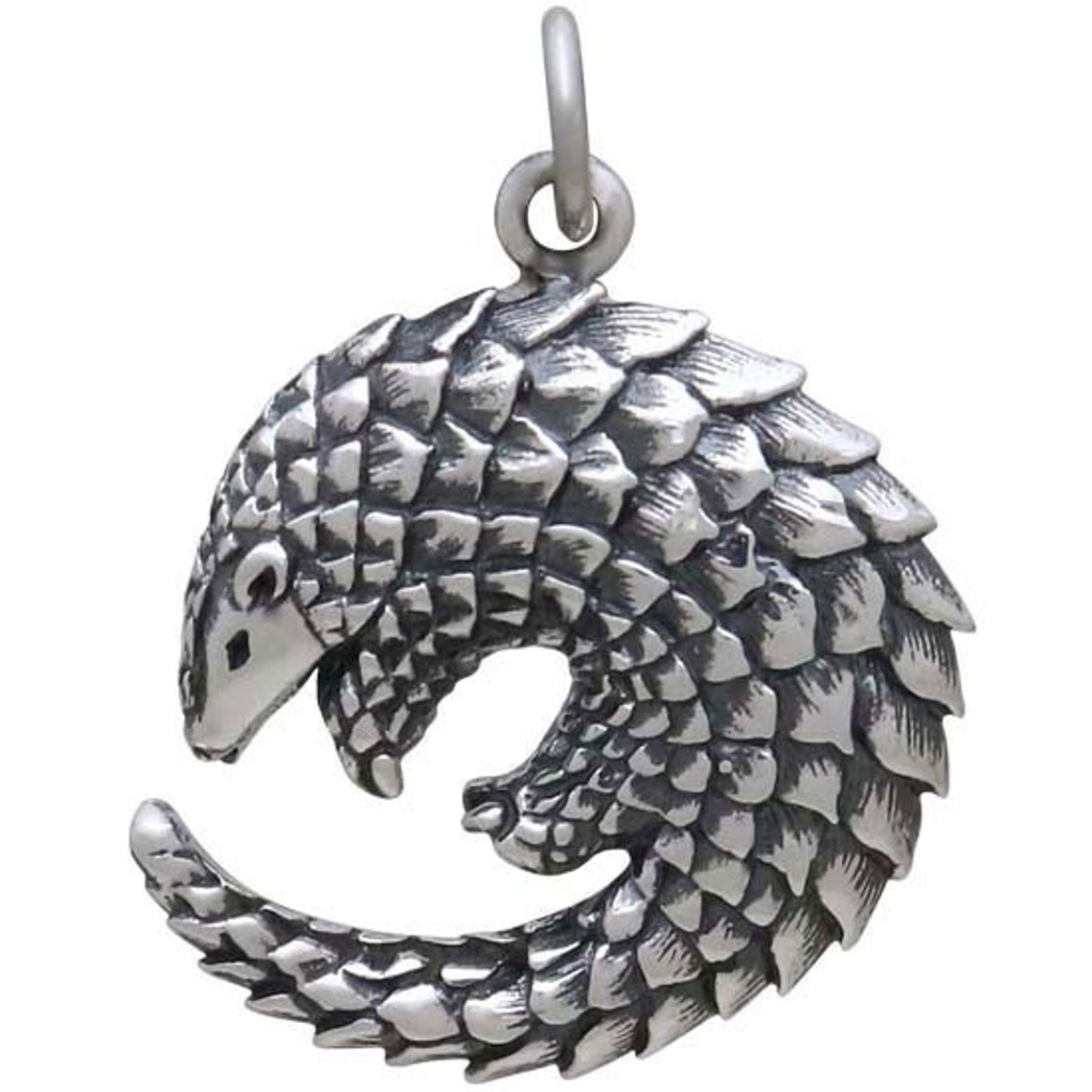 Sterling Silver Pangolin Charm Endangered Species Mammal - Etsy