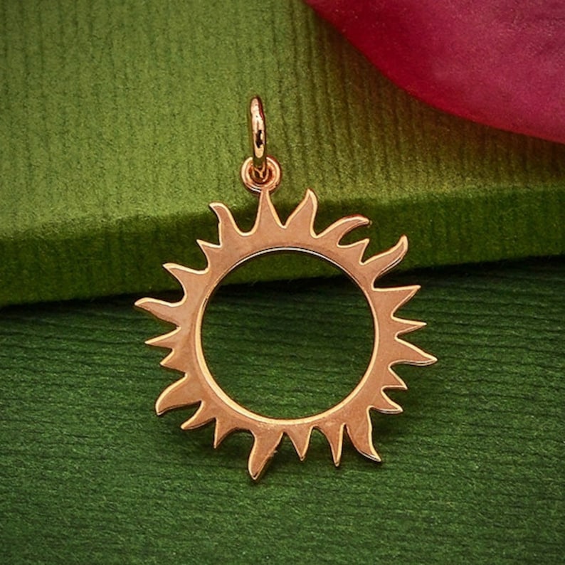 Sterling Silver Eclipse Charm Sun Charm Solar Eclipse - Etsy