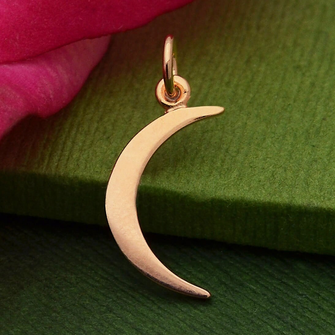 Sterling Silver Crescent Moon Jewelry Charm Moon Charm Moon | Etsy