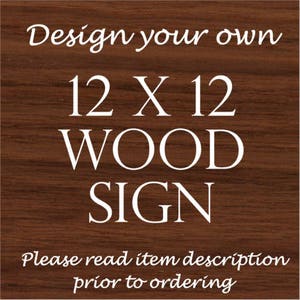 Custom Wood Sign, Personalized Wood Sign, Custom Quote Sign, Custom ...