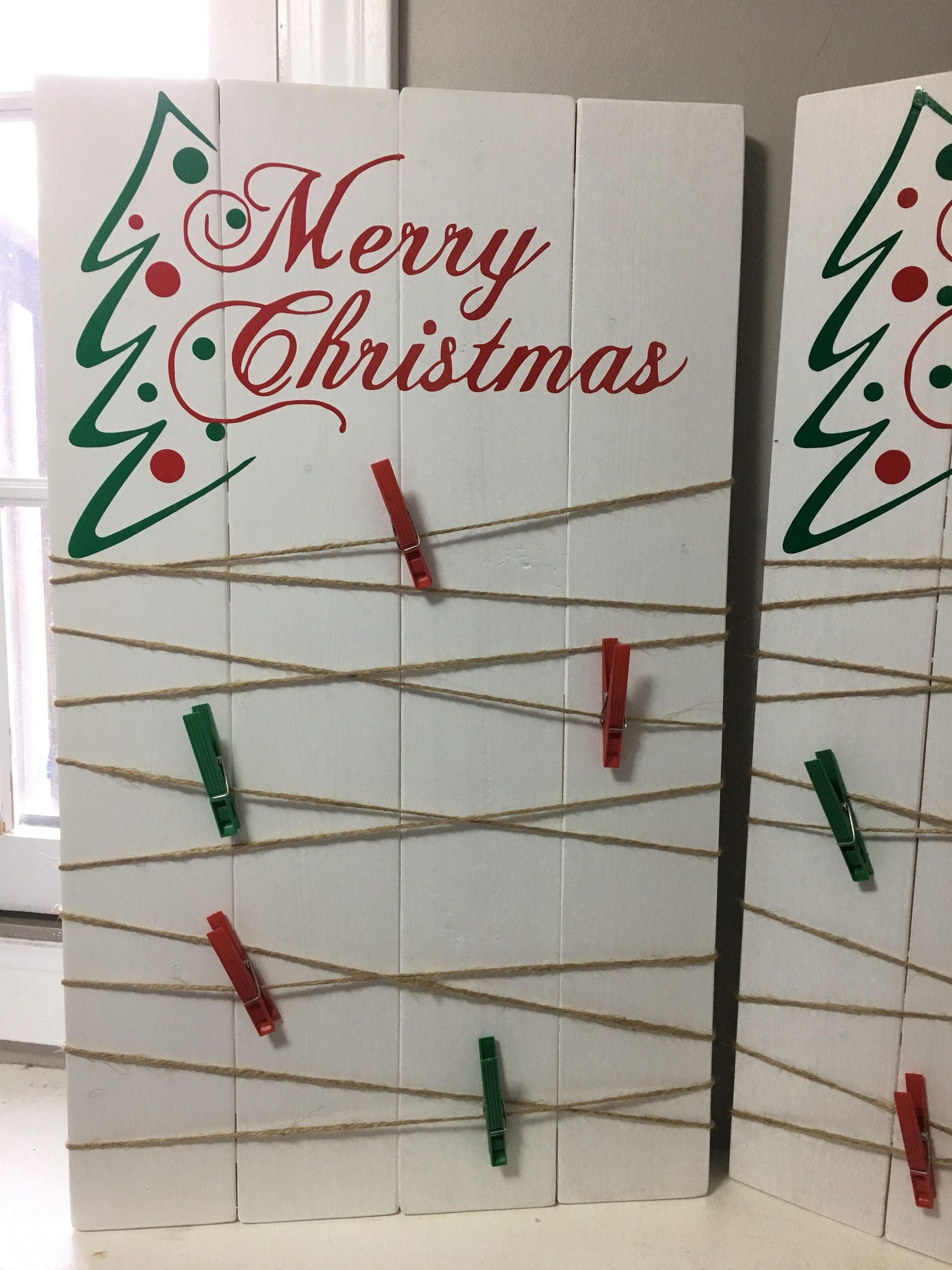 Christmas Card Display, Christmas Card Holder, Holiday Greeting Card ...