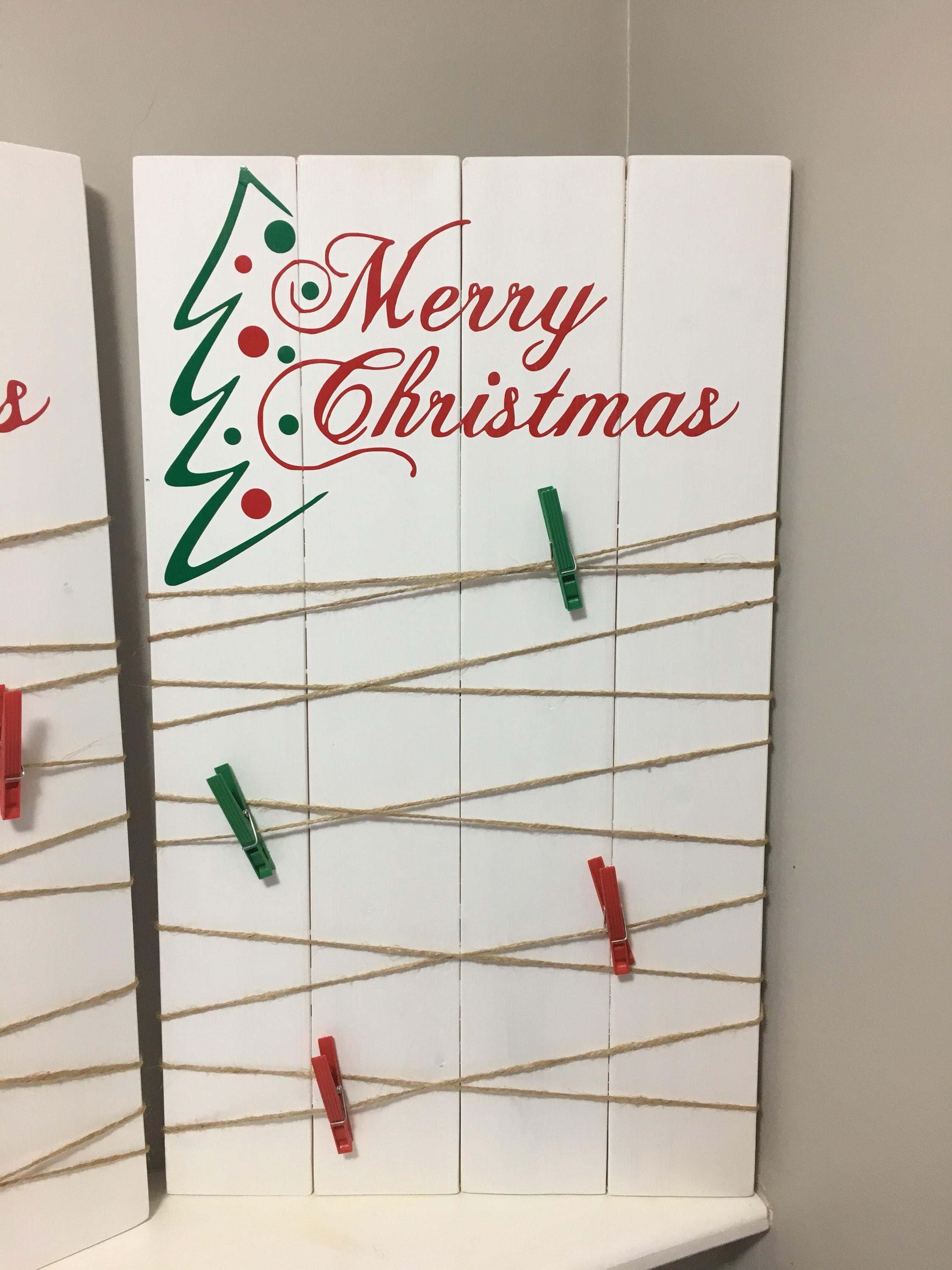 Christmas Card Display, Christmas Card Holder, Holiday Greeting Card ...