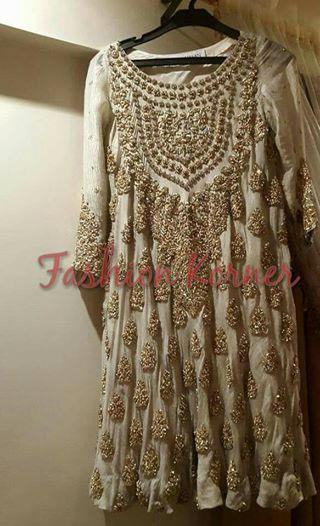 Mina Hasan Pakistani Dress Beige Luxury Formal With Hand-embriodery ...