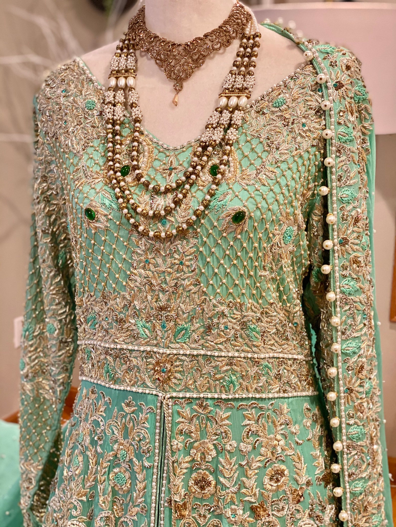 Pakistani Bridal Dress - Elan Inspired Garden of Evening Mist Gown ...