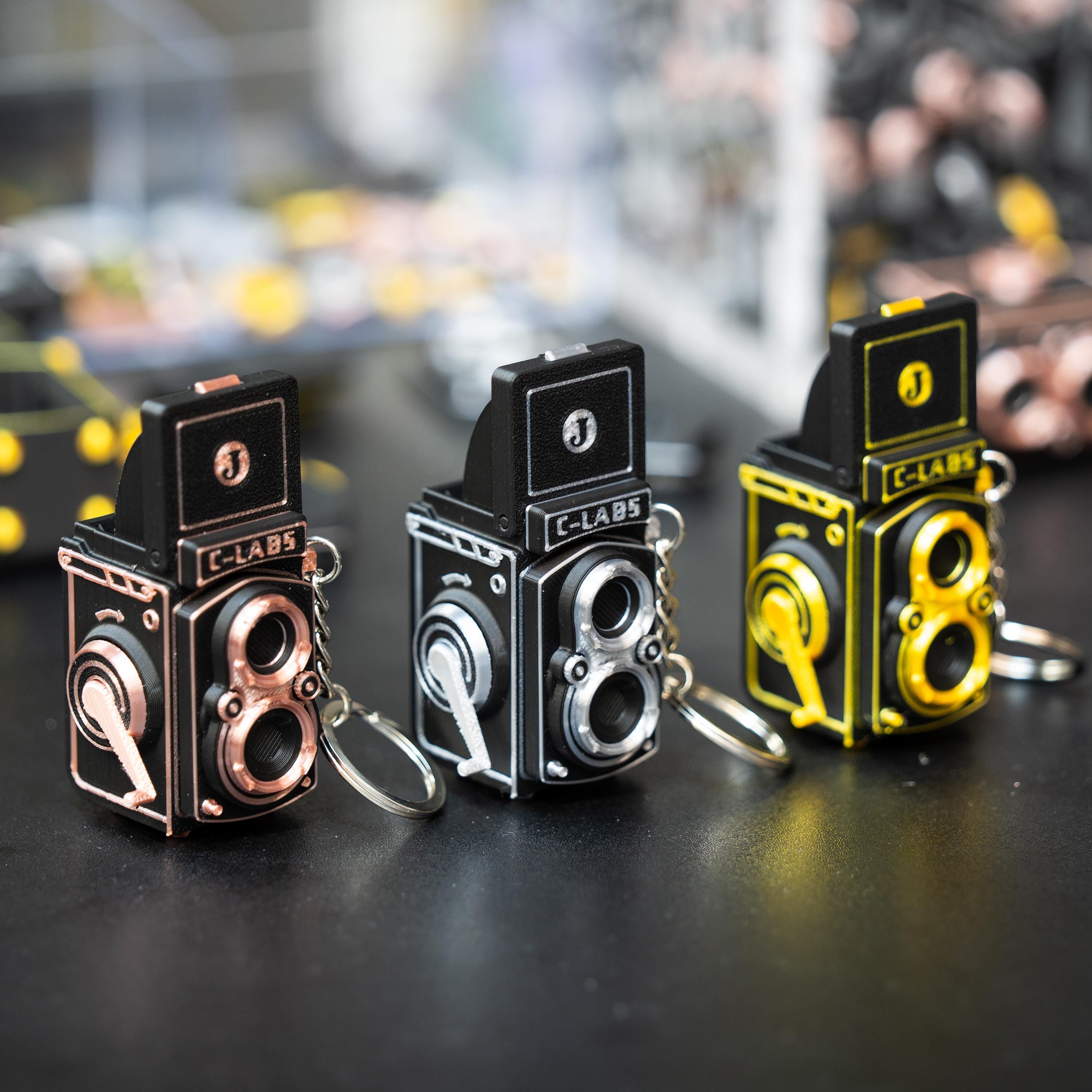 Mini TLR Camera Keychain Fidget Toy Vintage - Etsy