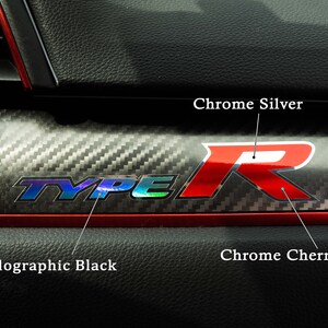 CHROME Vinyl Type R FK8 Honda Civic Sticker - Etsy