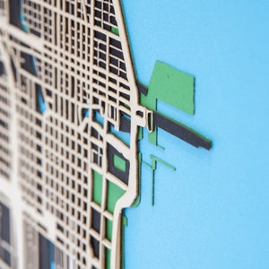 Chicago Map Vector SVG File for Laser CNC Glowforge Cricut Silhouette ...