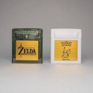 Laser Engraved Gameboy Cartridge Stickers - Etsy