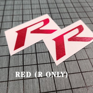 CHROME Vinyl Type R FK8 Honda Civic Sticker - Etsy