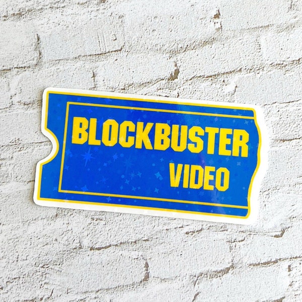 Blockbuster Sticker - Etsy