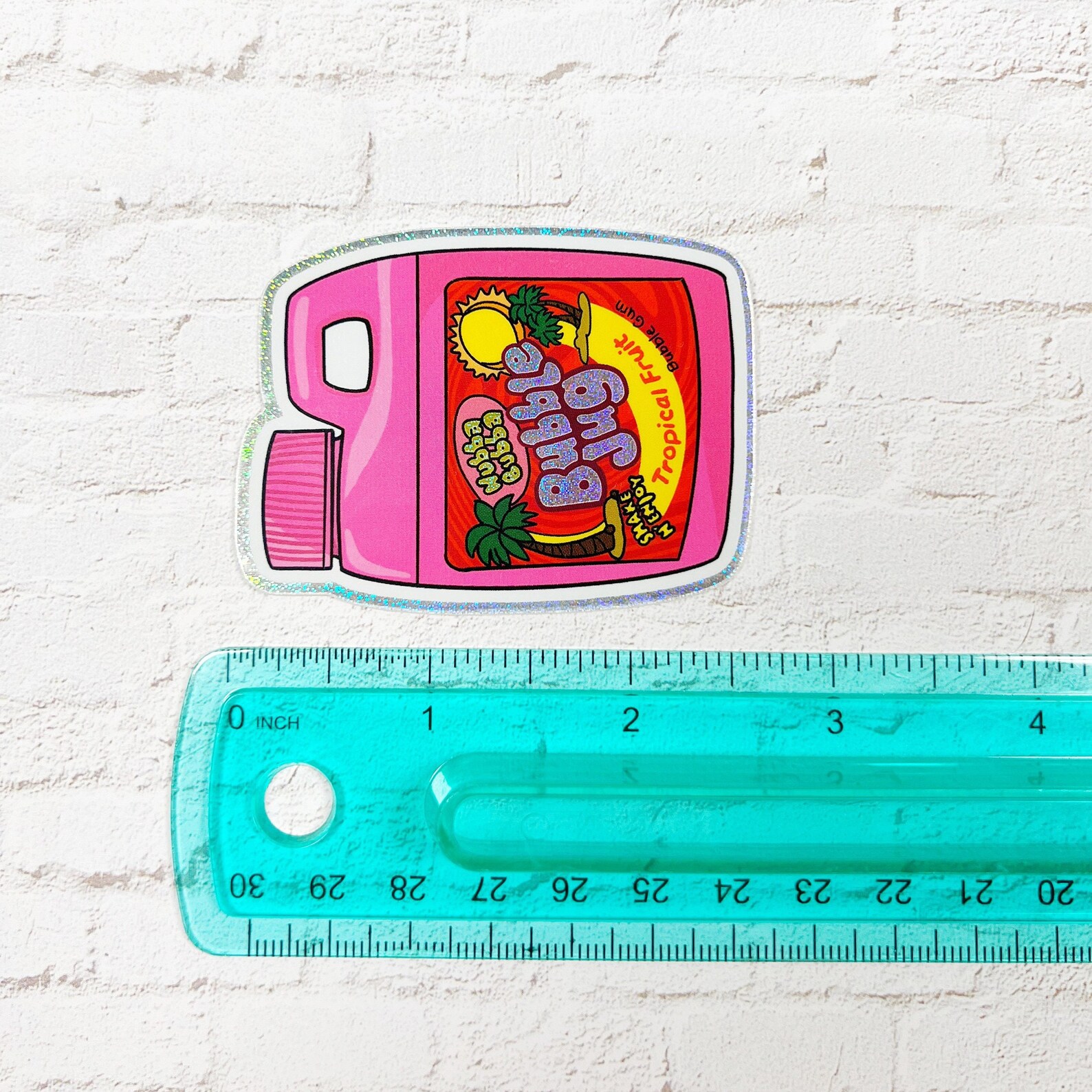 Bubble Jug Holographic Sticker | Hubba Bubba | 90s Sticker | Sticker ...