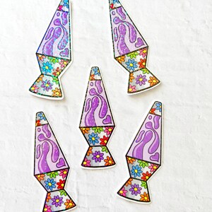Holographic Lava Lamp Sticker I Lava You Sticker Weather Proof Sticker ...