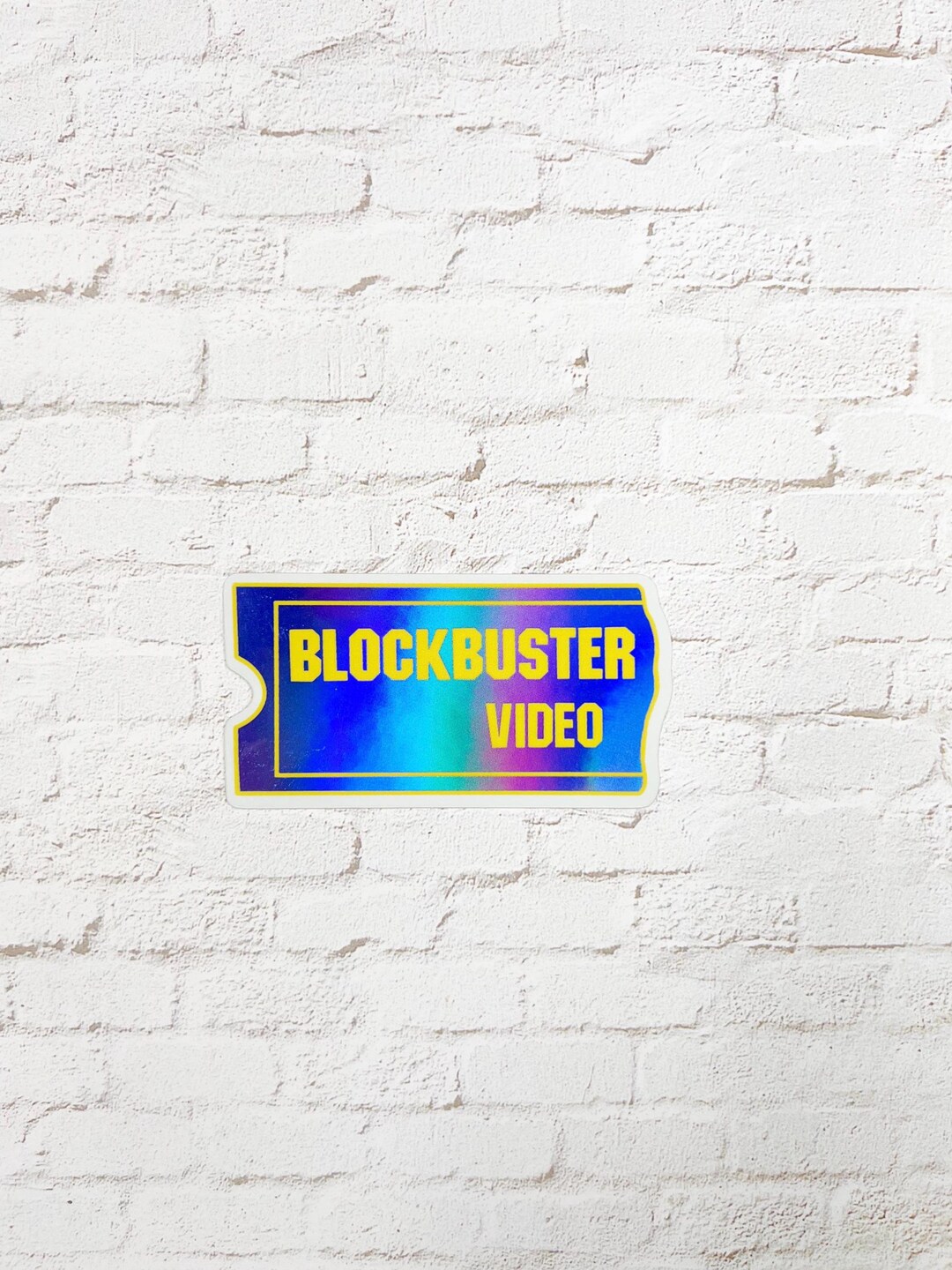 Blockbuster Video Holographic Sticker | Sparkly Sticker | Blockbuster ...