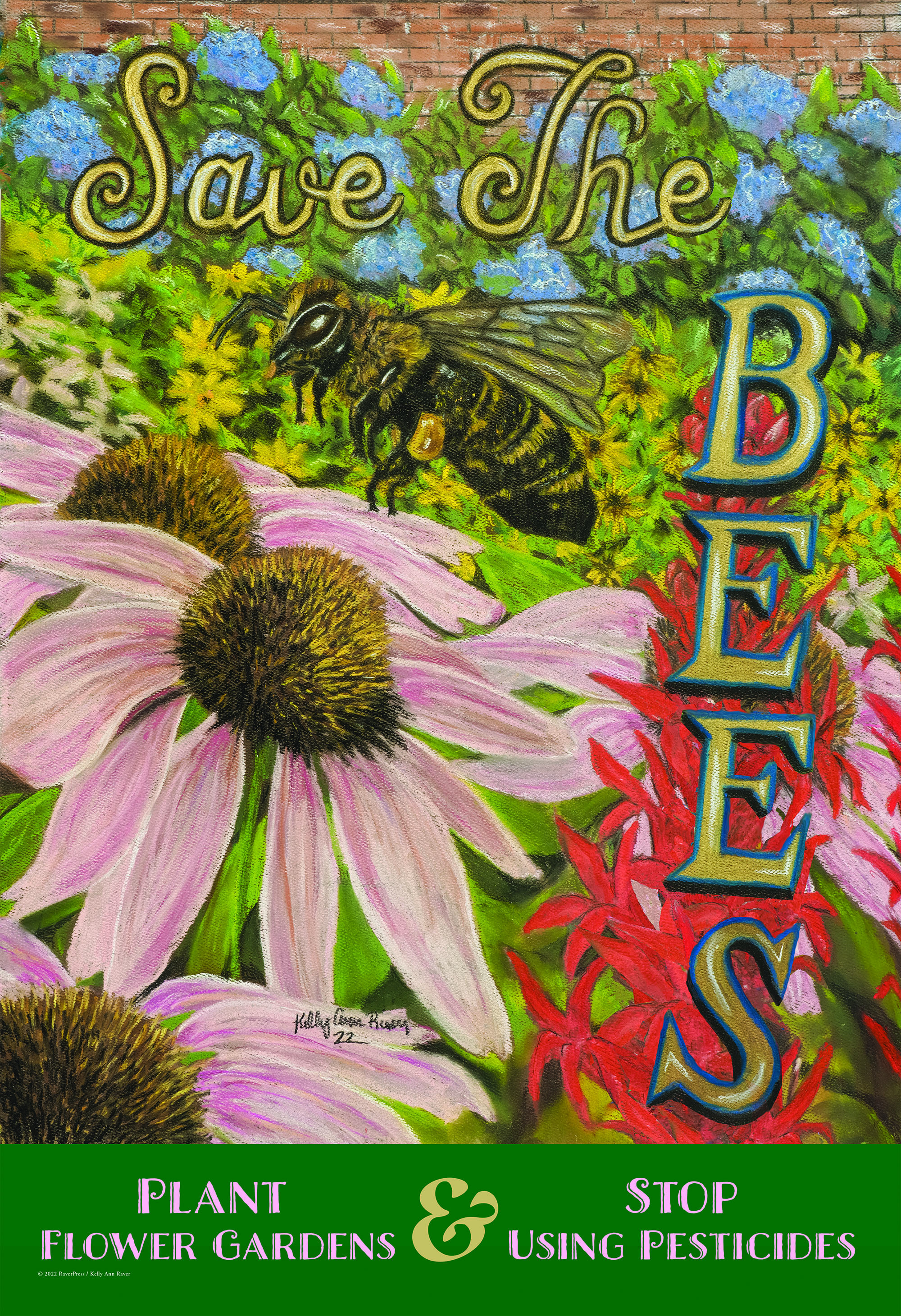 Save the Bees Poster - Etsy