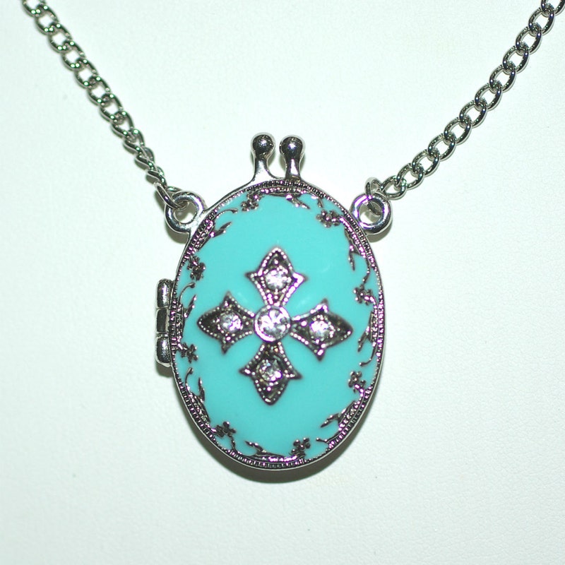 Turquoise Lockets - Etsy