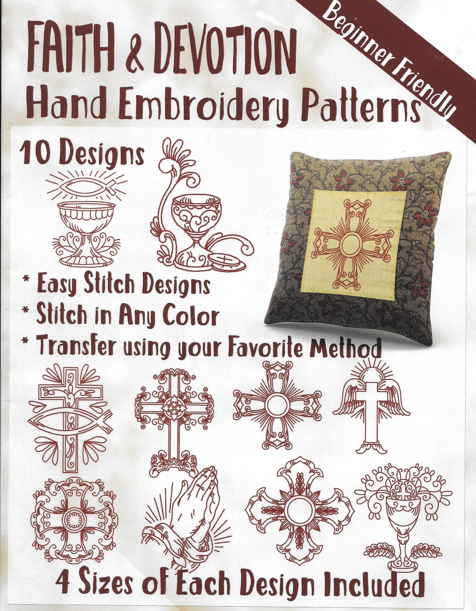 Faith & Devotion, Hand Embroidery Patterns by Stitch X Embroidery, 10 ...