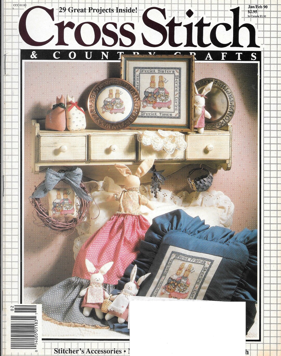 Cross Stitch & Country Craft Magazine, Christmas Ivy, Medieval ...