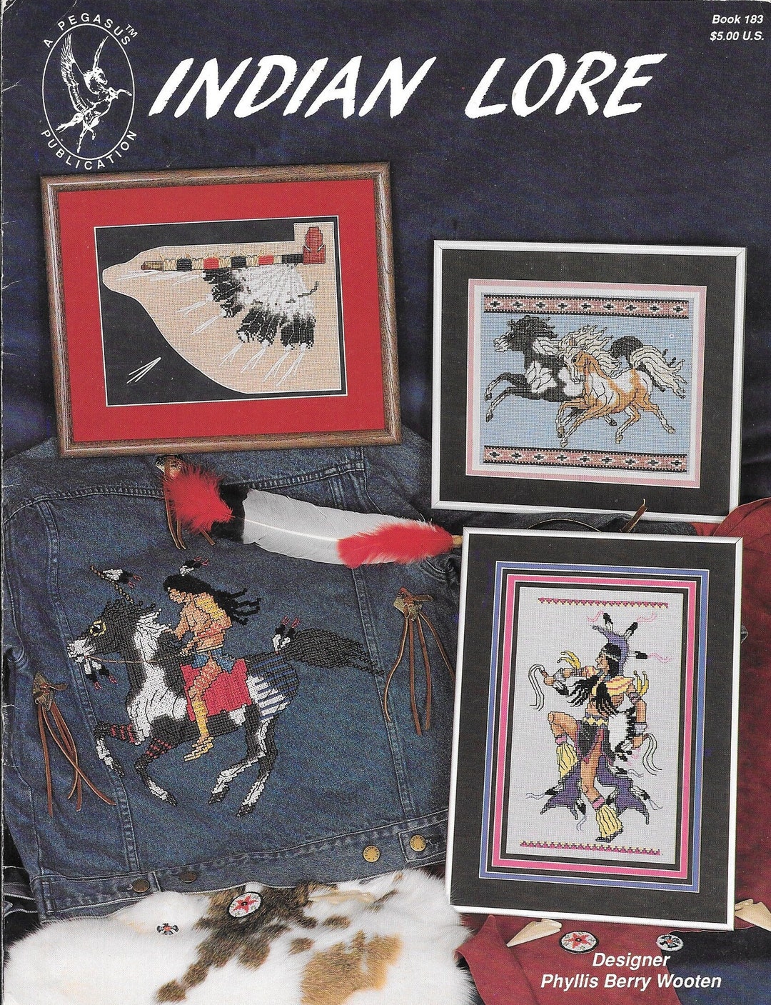 Indian Lore, Designer Phyllis Berry Wooten, Counted Cross Stitch Chart ...