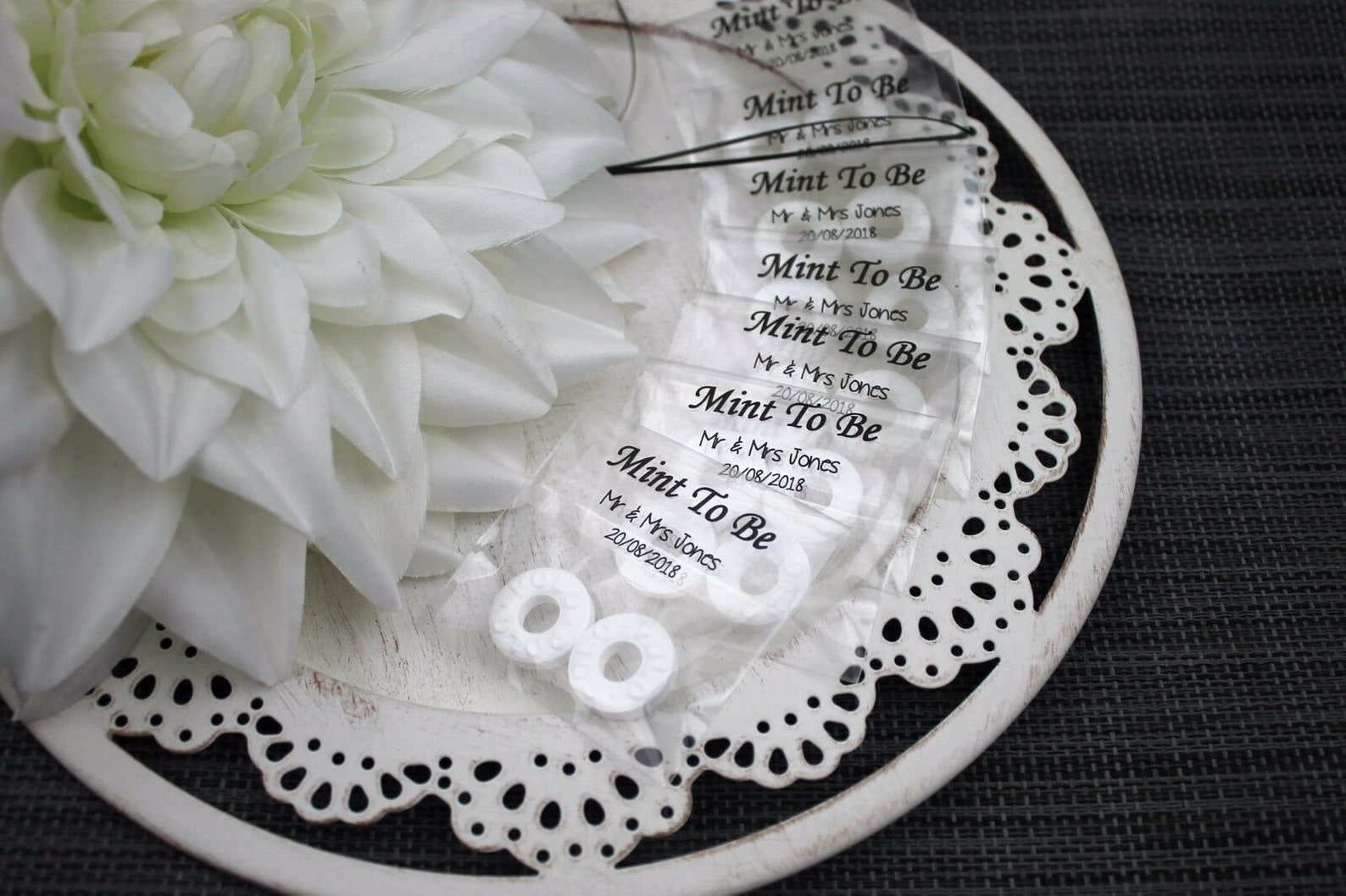 Personalised Wedding Favour Sweets Mint To Be Individually | Etsy