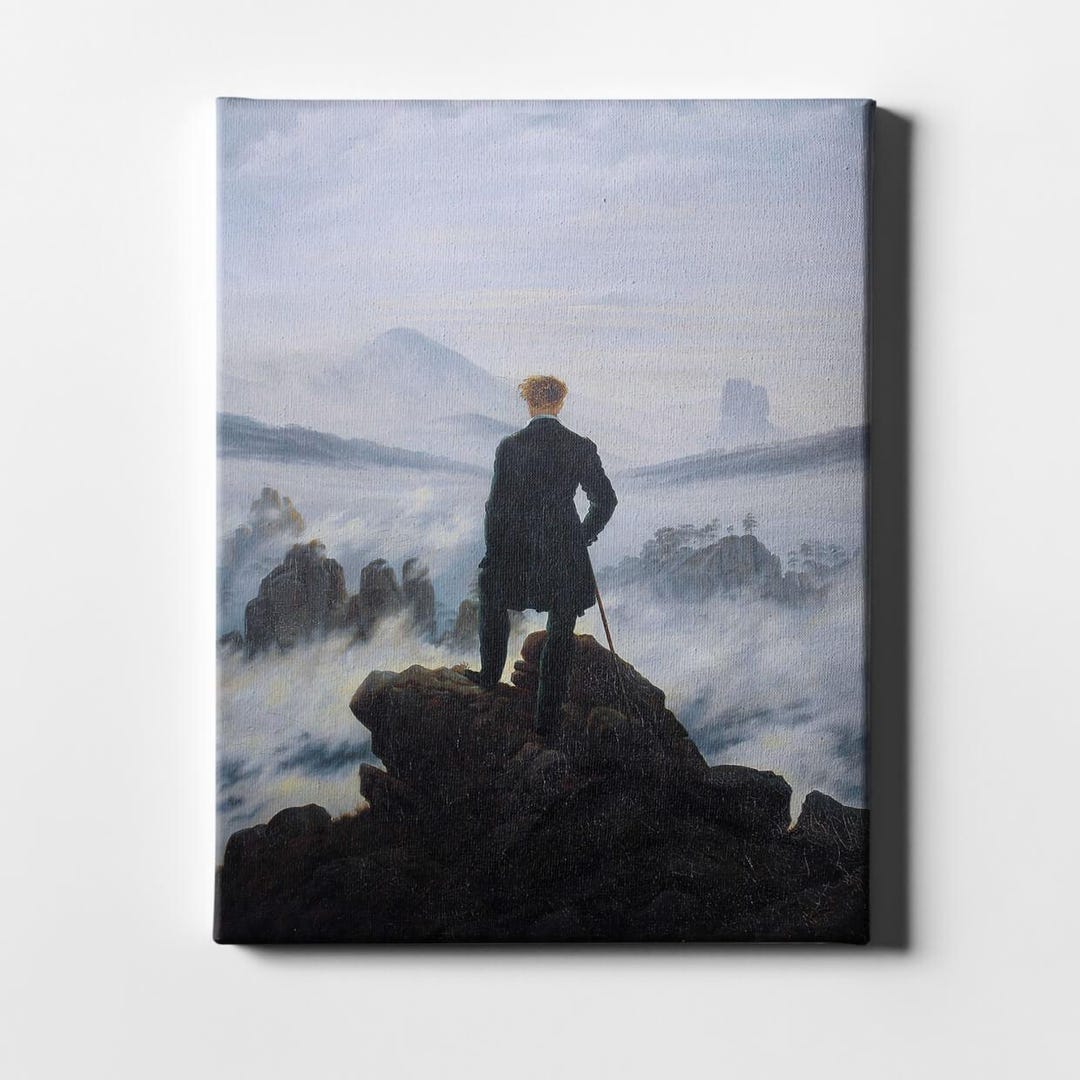 Caspar David Friedrich - the Wanderer Above the Sea of Fog 1818 ...
