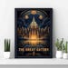 The Great Gatsby - F. Scott Fitzgerald - Classic Literature Wall Art ...