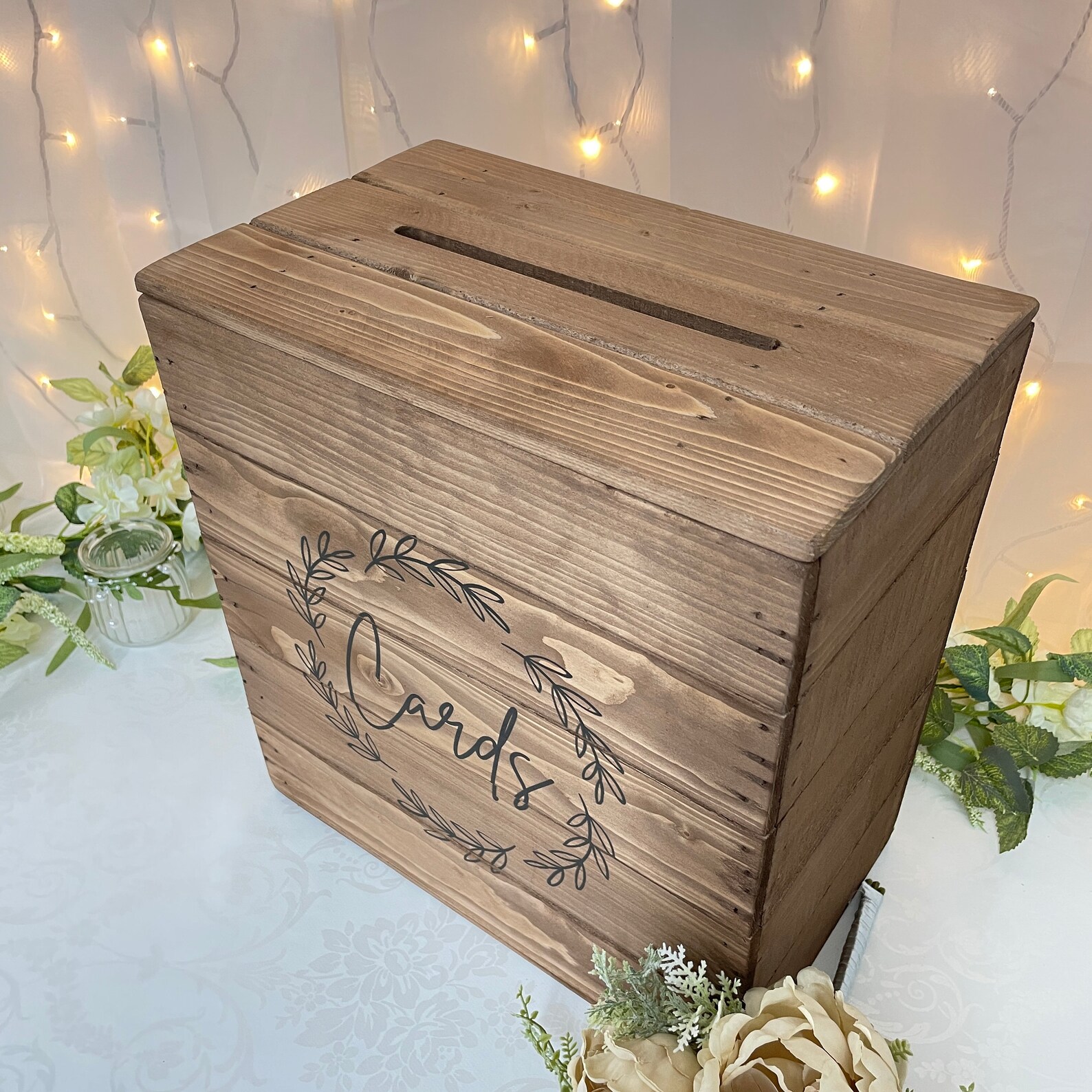 WEDDING POST BOX cards Rustic Wooden Wedding Card Box - Etsy