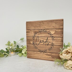 WEDDING POST BOX (cards) Rustic Wooden Wedding Card Box, Vintage Style ...