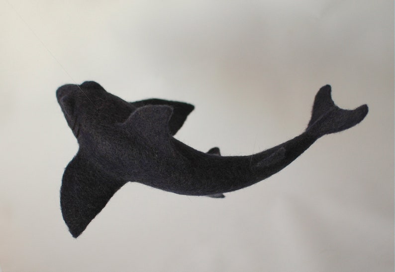 Soft Wool Sculpture Shark, Handmade Needle Felted Toy Shark, Small Wool ...