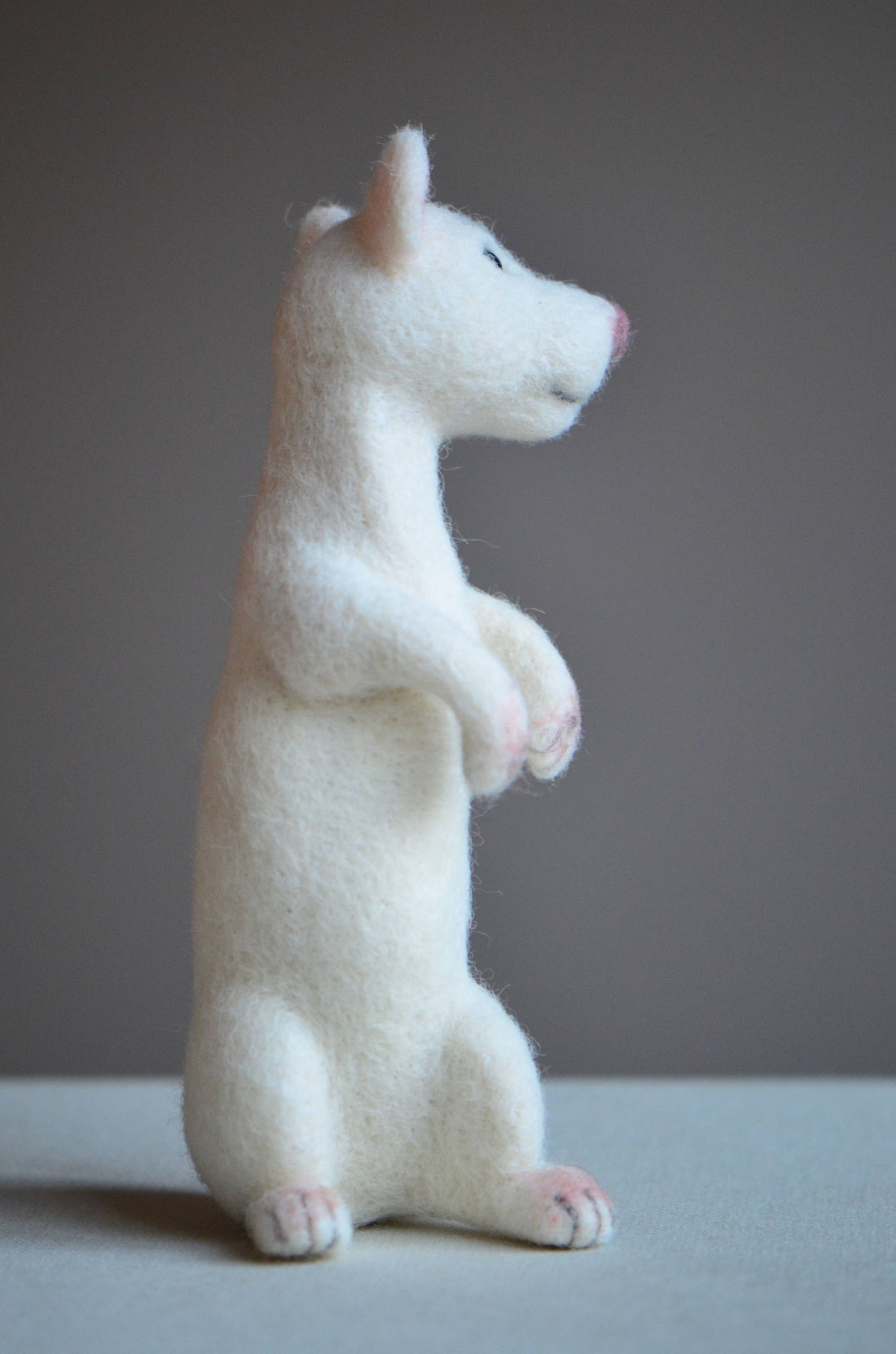Needle Felted Sculpture Ermine Nature Animals Wool Toy Ermine - Etsy