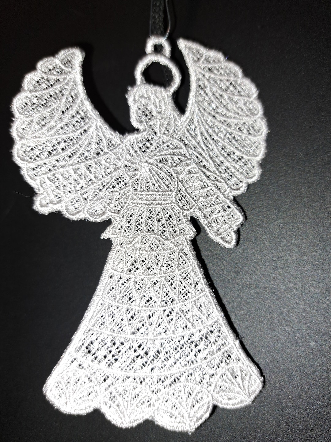 Lace Angel Ornaments - Etsy