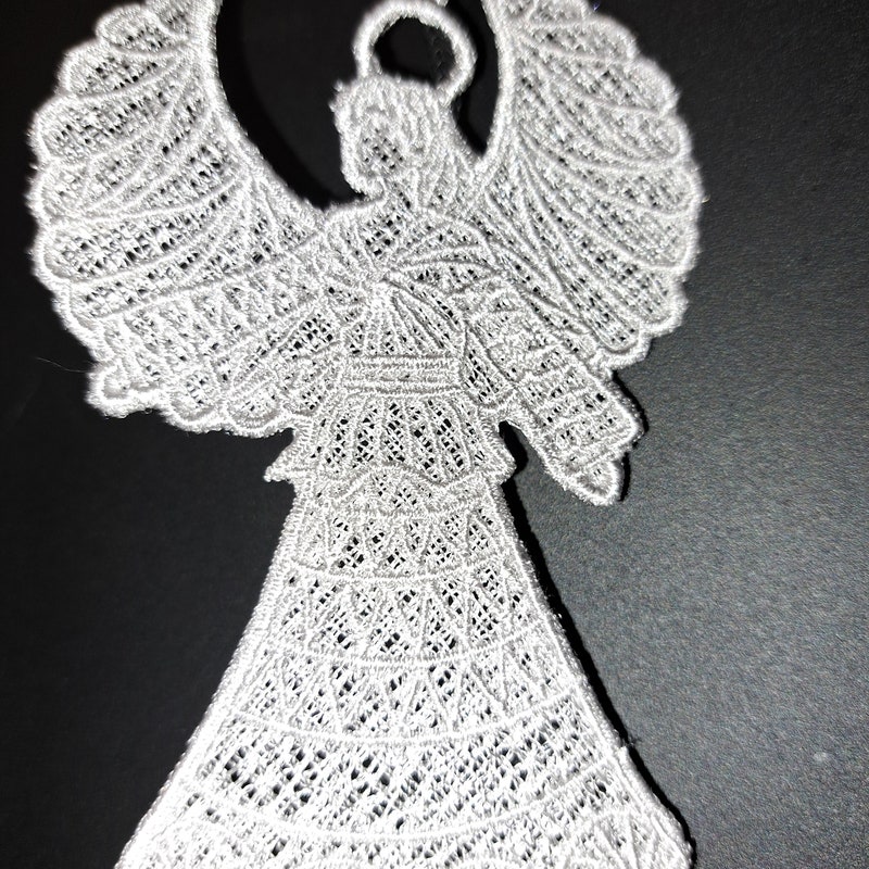 Lace Angel Ornament - Etsy
