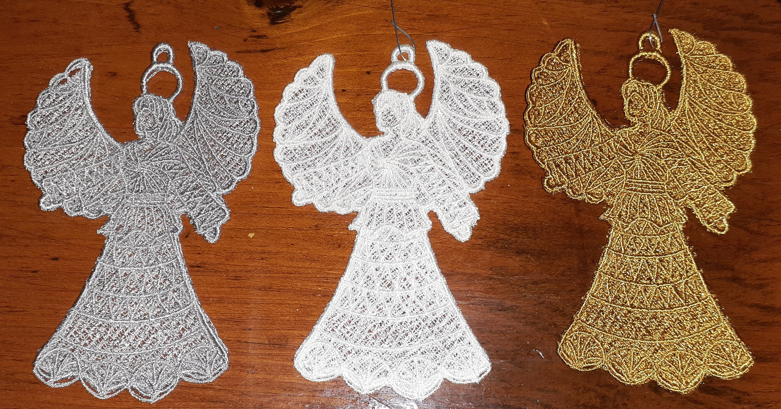 Lace Angel Ornaments - Etsy