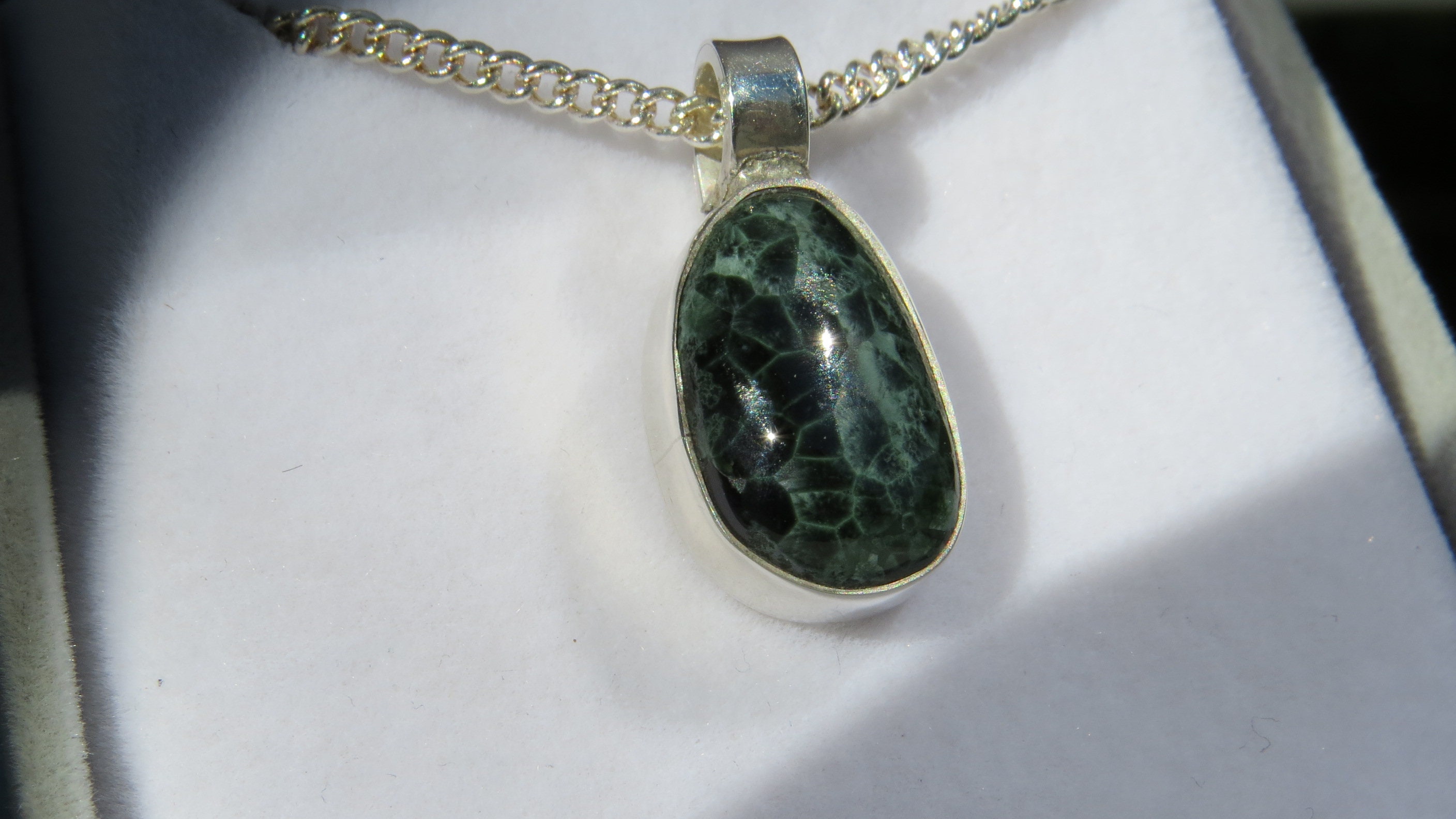 Isle Royale Large Greenstone Pendant Chlorastrolite - Etsy
