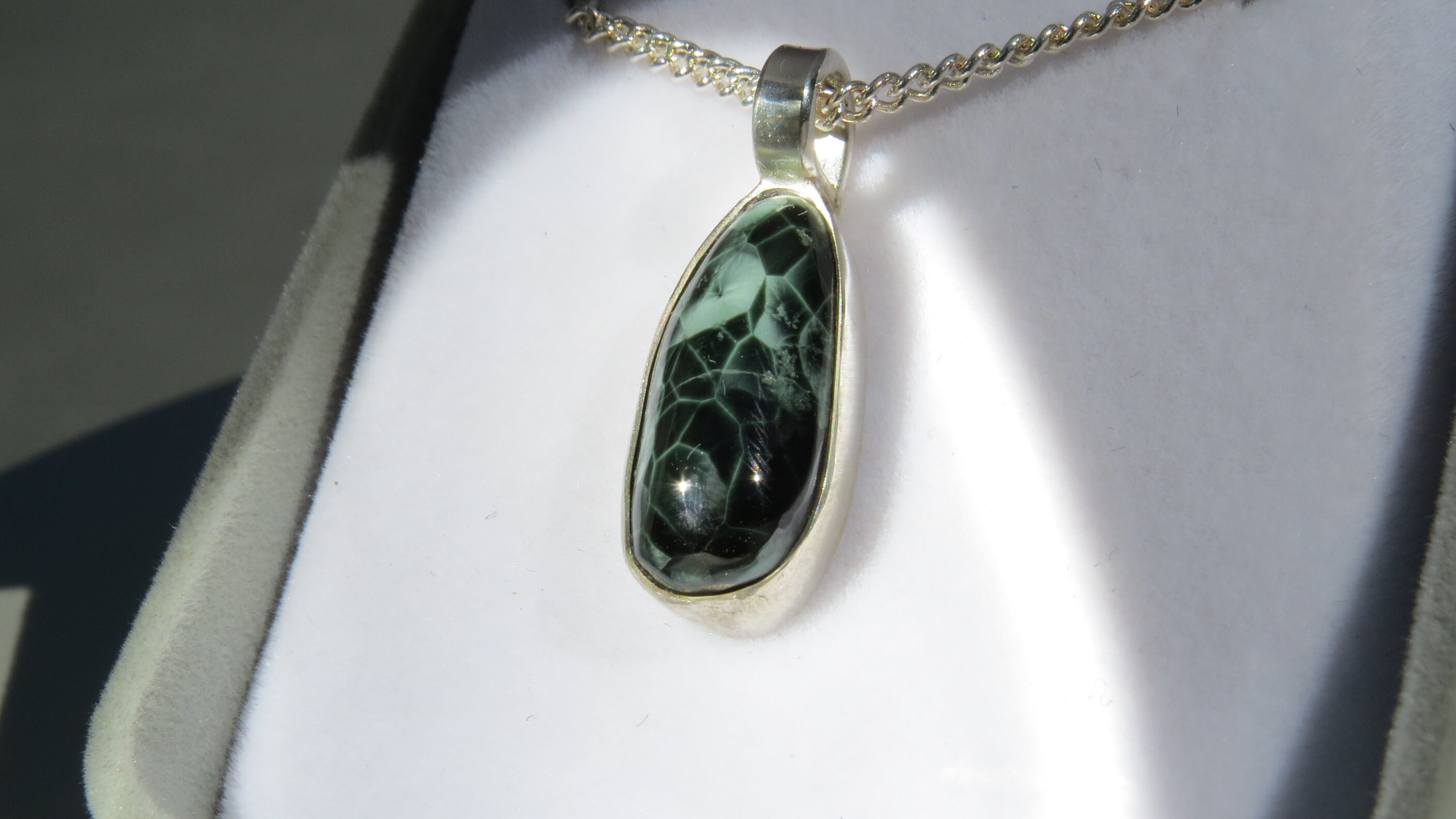 Isle Royale Large Greenstone Pendant Chlorastrolite - Etsy
