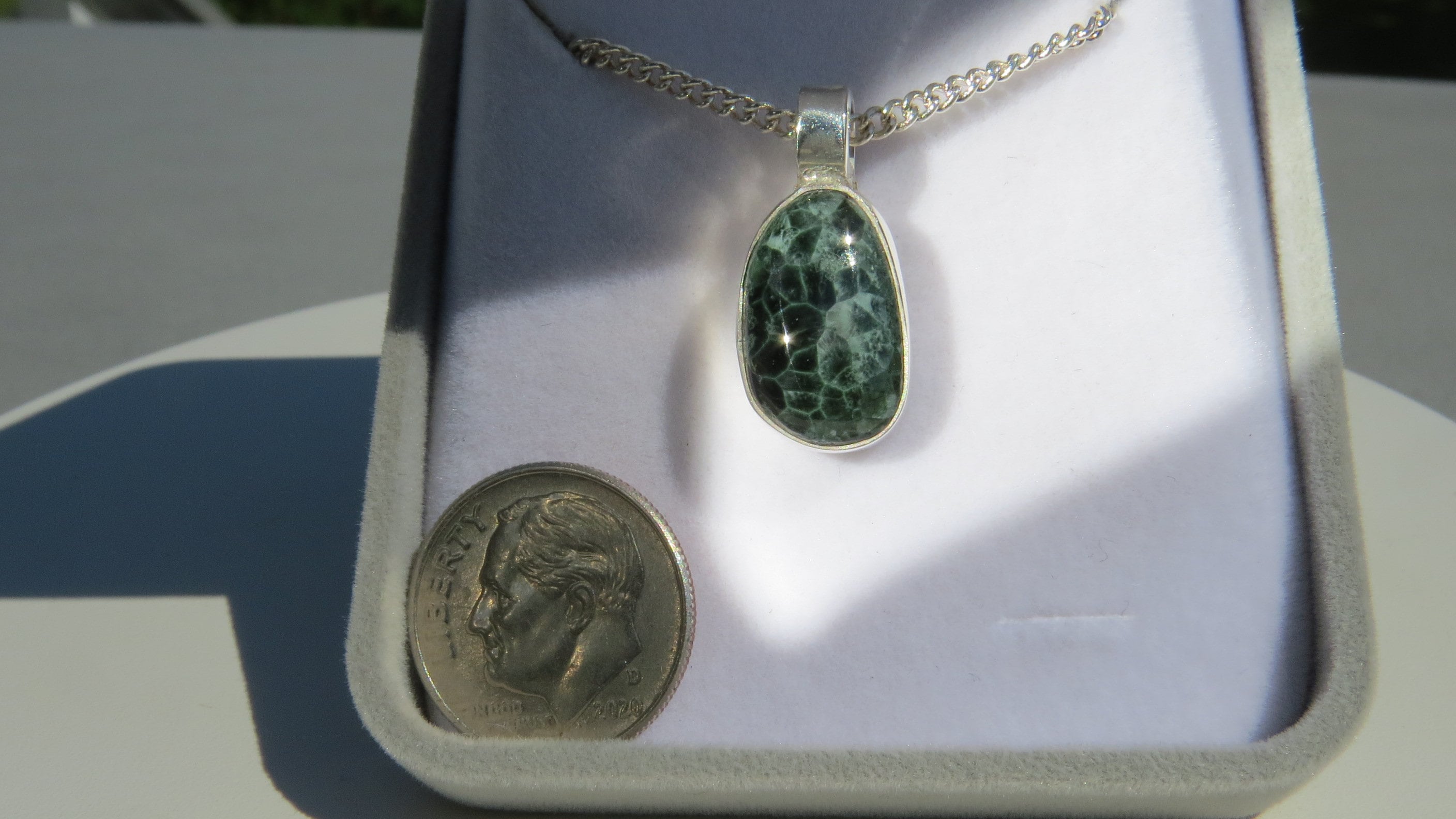 Isle Royale Large Greenstone Pendant Chlorastrolite - Etsy