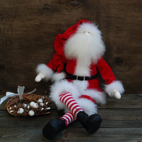 Santa Claus Doll - Etsy