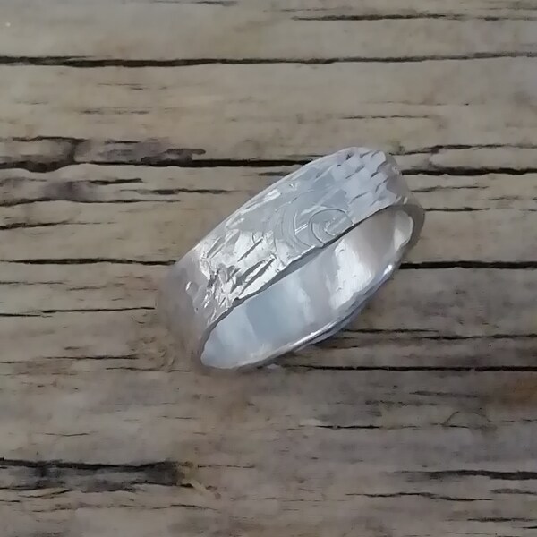 Tree Bark Ring - Etsy