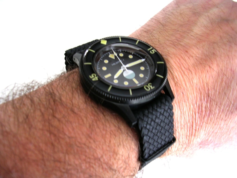 NATO G10 ® Braided Woven PVD Military Ballistic Nylon Smart Watch Band ...