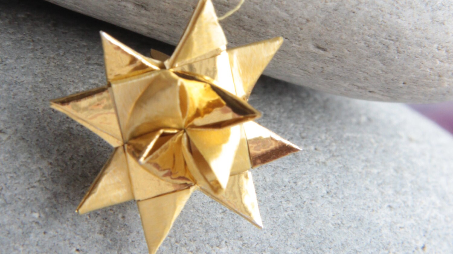 Pleated Ribbon Stars (metallic Gold) - Etsy