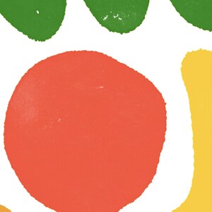 Watercolor Blob Abstract Art Print, Abstract Art, Minimal Art, Modern ...