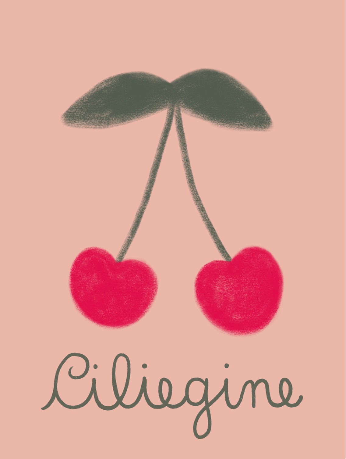 Cherry Print, Italian Nursery Decor, Kids Wall Art - Etsy