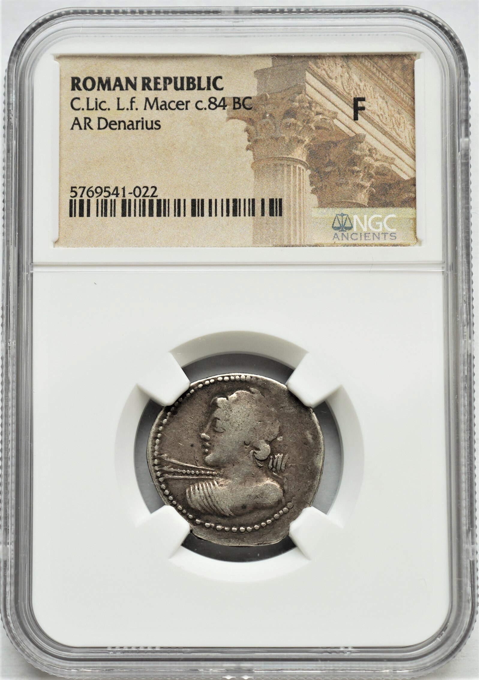 84 BC Ancient Rome Roman Republic Antique Denarius Silver Coin ...