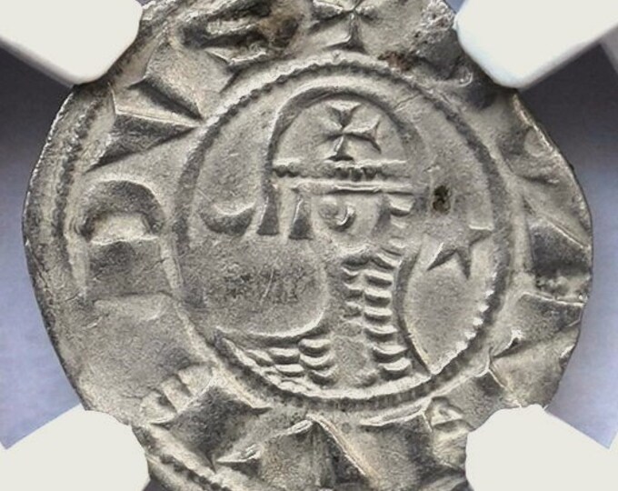 Crusader Knights Cross, Medieval Europe 1163 -1201 AD, Silver Denier ...